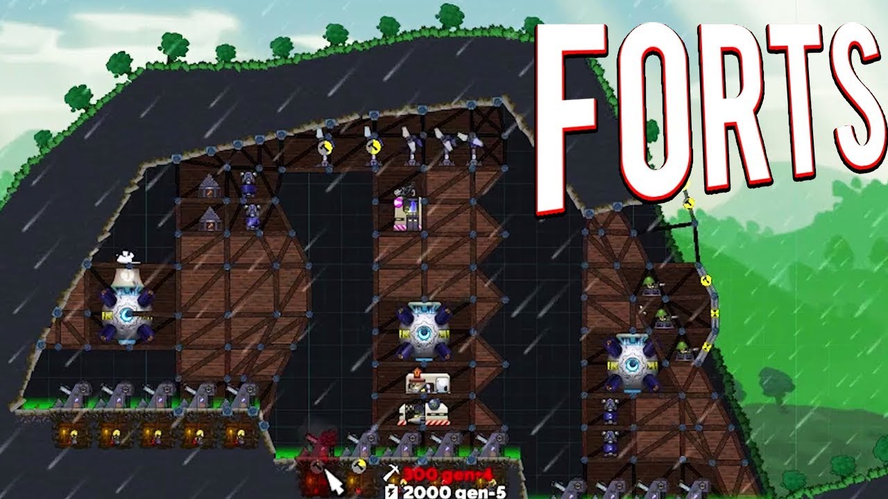 STRONGHOLDS! BATTLE OF THE MEGA FORTS - FORTS MULTIPLAYER - YouTube