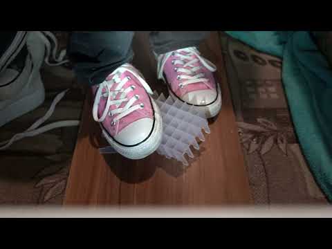 converse sneaker crush plastic component