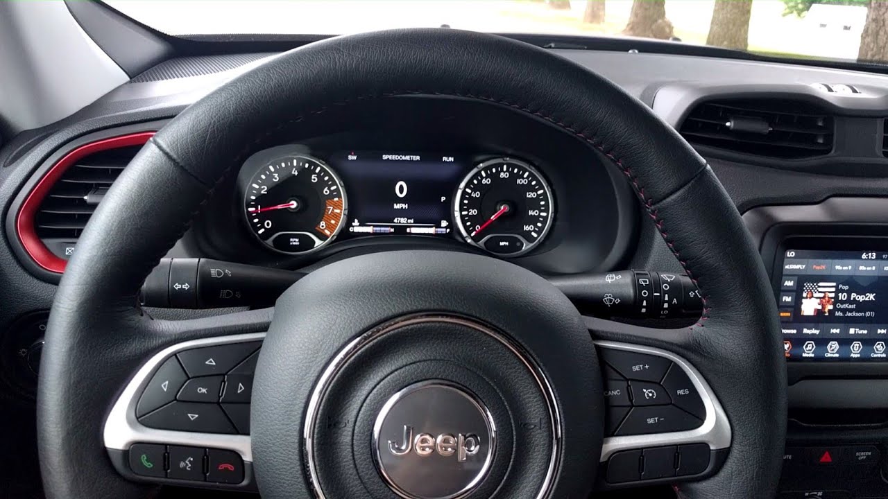 2020 Jeep Renegade Trailhawk Interior | Detailed Walkthrough - YouTube