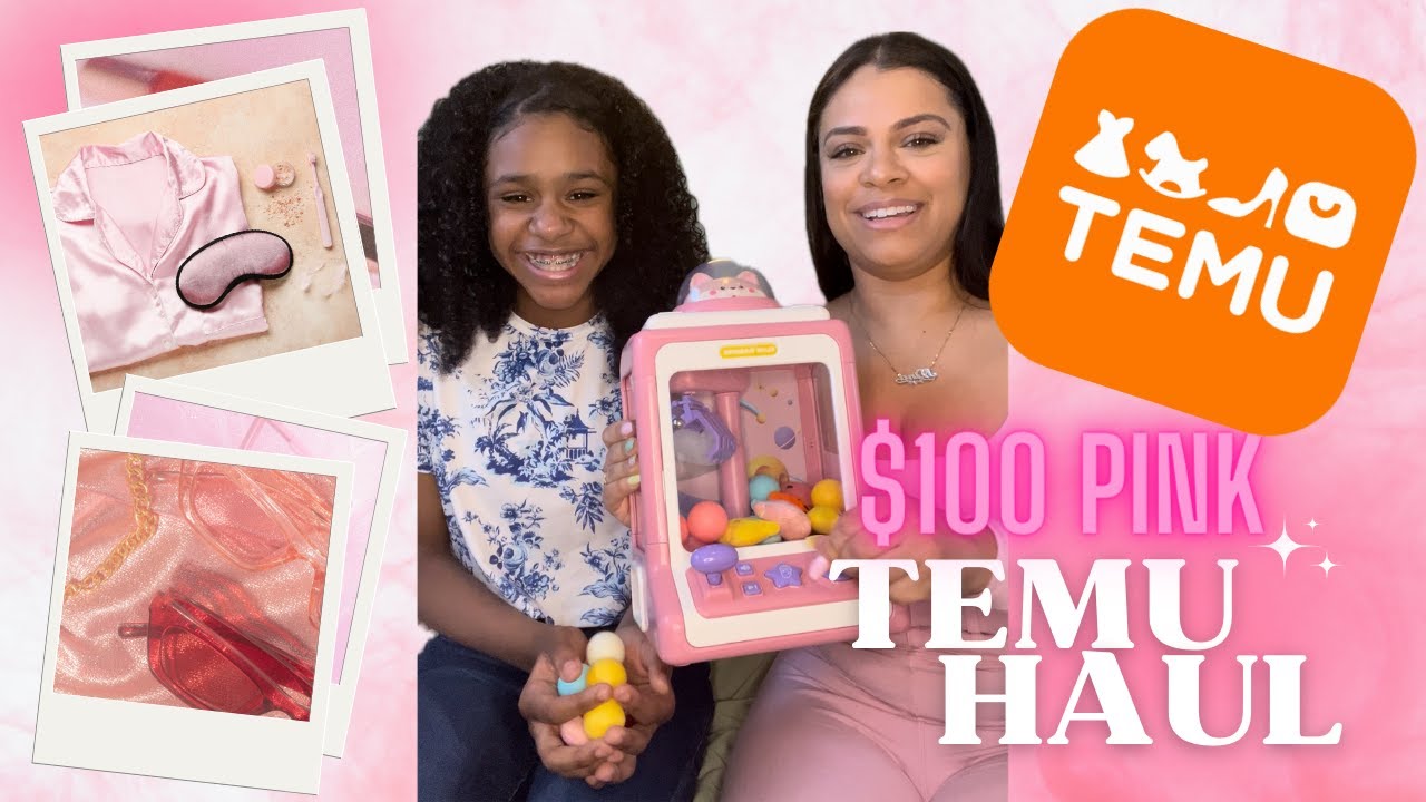 TEMU PINK HAUL + Rating Review (All things PINK TEMU HAUL) - YouTube