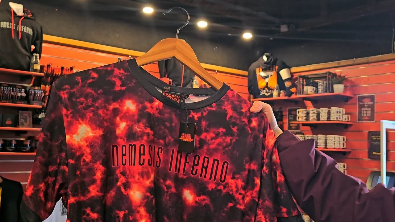 Nemesis Inferno SHOP Thorpe park 2024 - YouTube