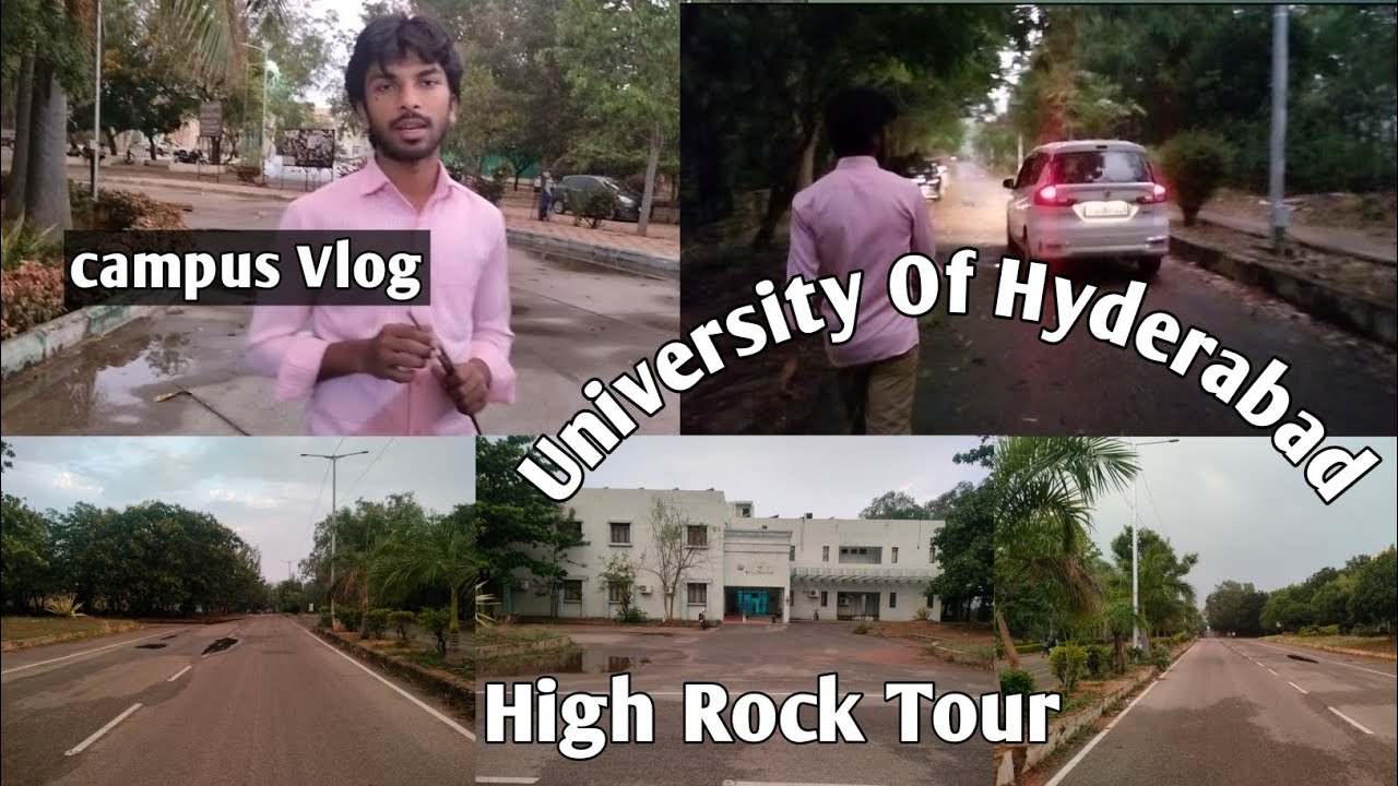 University Of Hyderabad High Rock Tour | HCU campus Vlog | UOH Campus ...