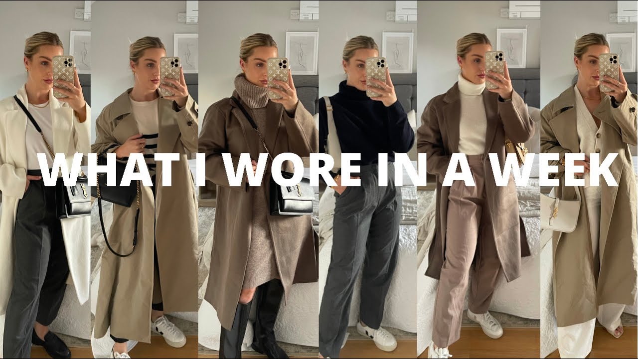 WHAT I WORE IN A WEEK | A/W EVERYDAY OUTFIT INSPO - YouTube