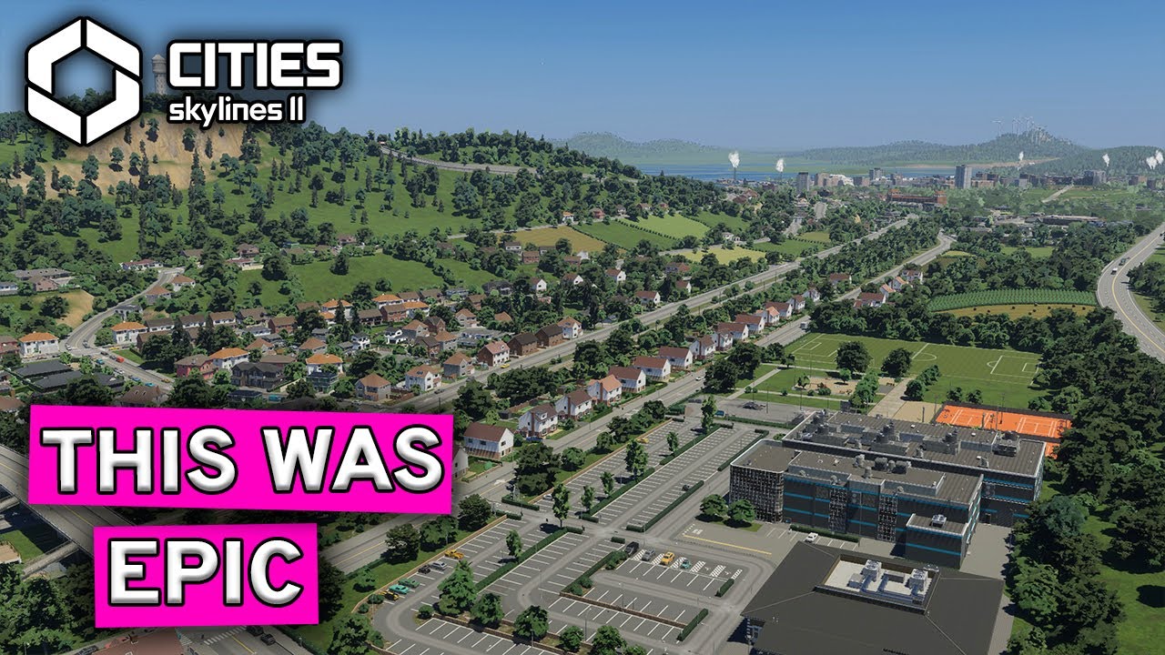 Organic transition between two towns in Cities Skylines 2! - YouTube