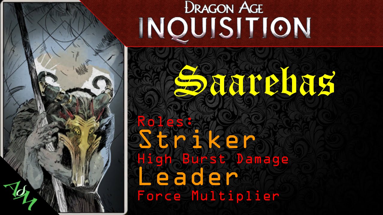 [Build Guide] Saarebas Strike Leader - Dragon Age: Inquisition - YouTube