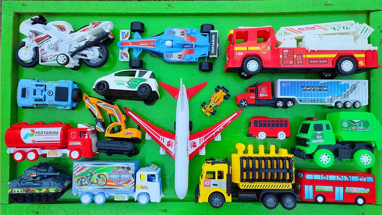 Mencari dan Merakit Mobil Mobilan Truk Molen Besar, Mobil Stum ...