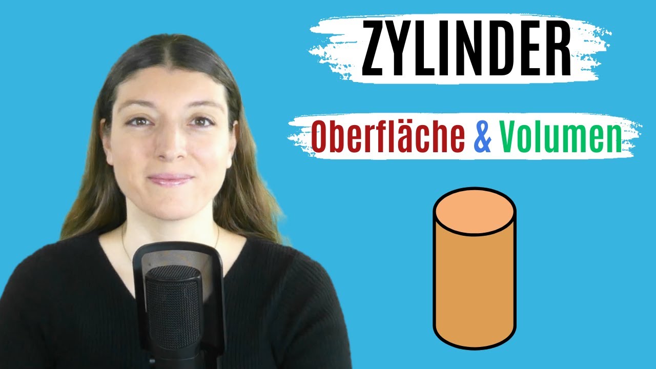ZYLINDER–OBERFLÄCHE & VOLUMEN berechnen! (KÖRPER berechnen!) - YouTube