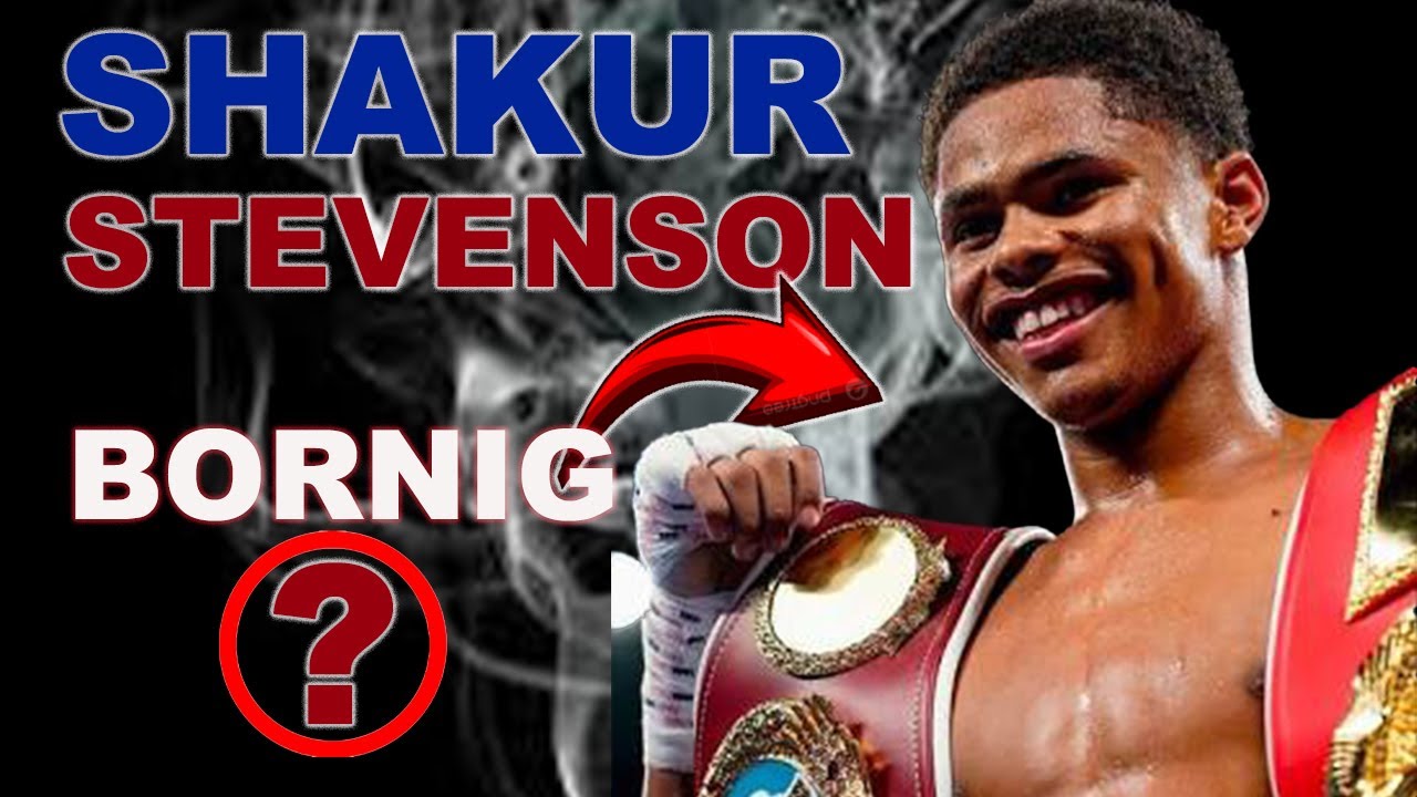 The Untold Truth About Shakur Stevenson BORNING Boxing Style - YouTube