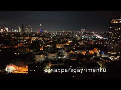 Etiler UçakSavar Sitesi çevresi Gece Çekimi | CananPars Gayrimenkul