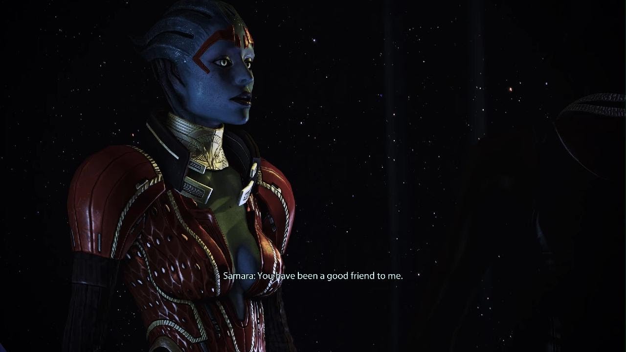 Mass Effect: Shepard tries to Romance Samara - YouTube