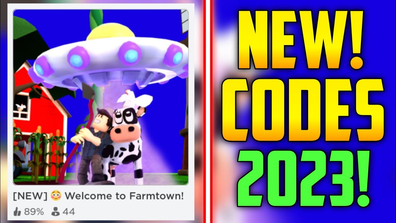 FUTURE CODES!! | *NEW*ROBLOX WELCOME TO FARMTOWN! CODES 2023! (NEW ...