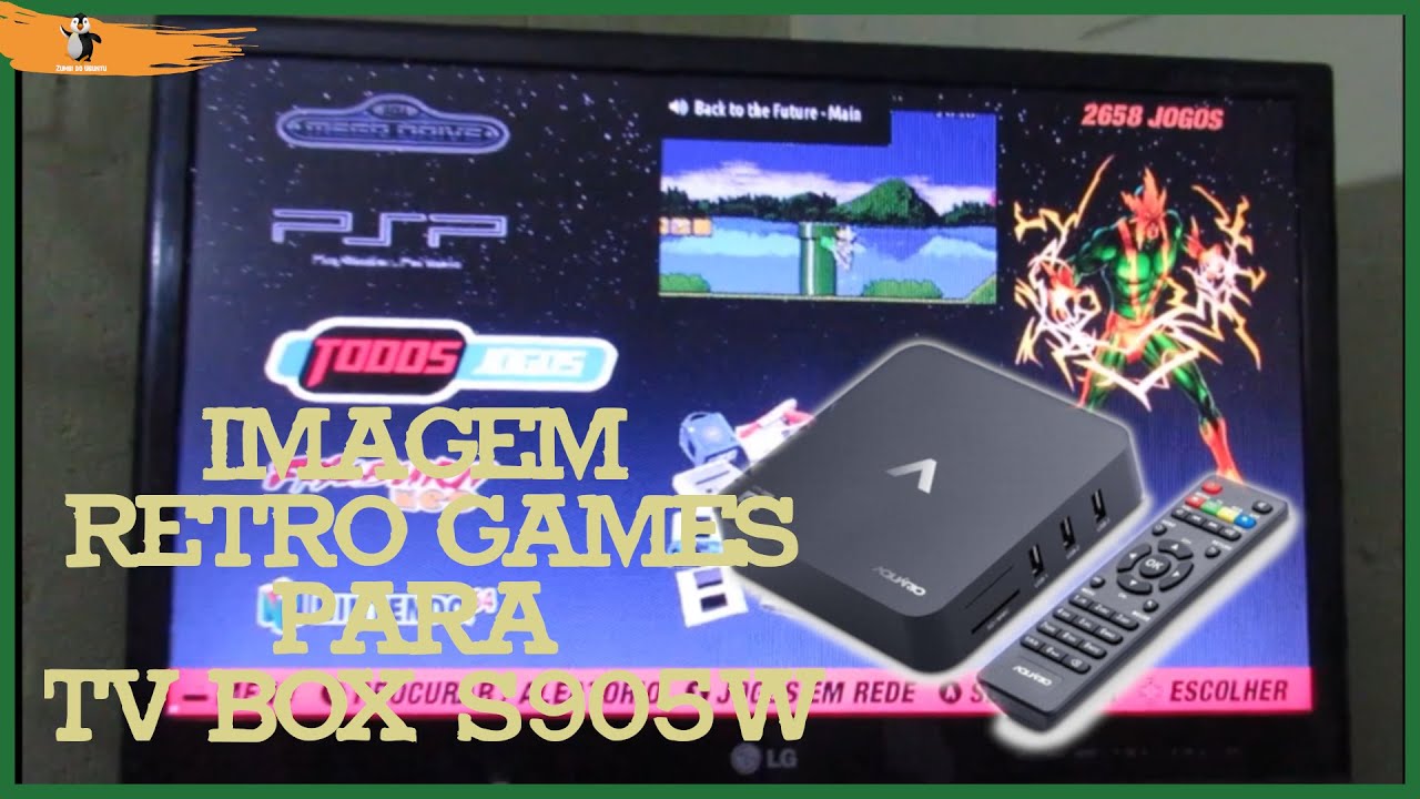 Imagem Retrogames Emuelec 4.3 TVBOX Amilogic S905W (DOWNLOAD) - YouTube
