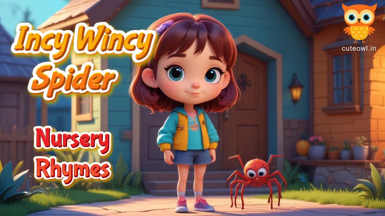 Incy Wincy Spider Rhymes | Nursery Rhymes for Children | Cute Owl Edu ...