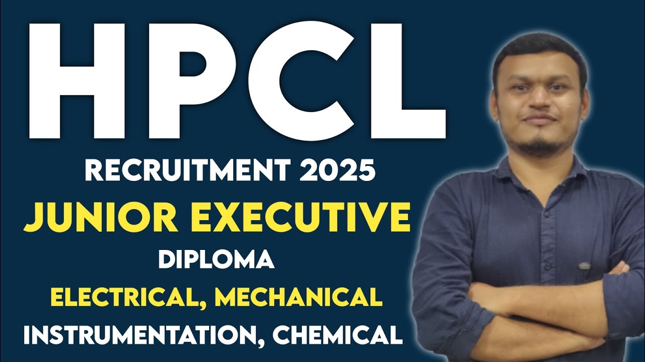 HPCL Recruitment 2025 for diploma engineers | Junior executive | # ...