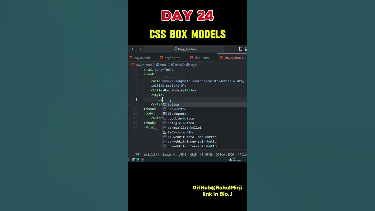 Day 24 🧑‍💻.. #coding #codeprojects #webdevelopment #automobile #codewithdeveloper #webdesign ...