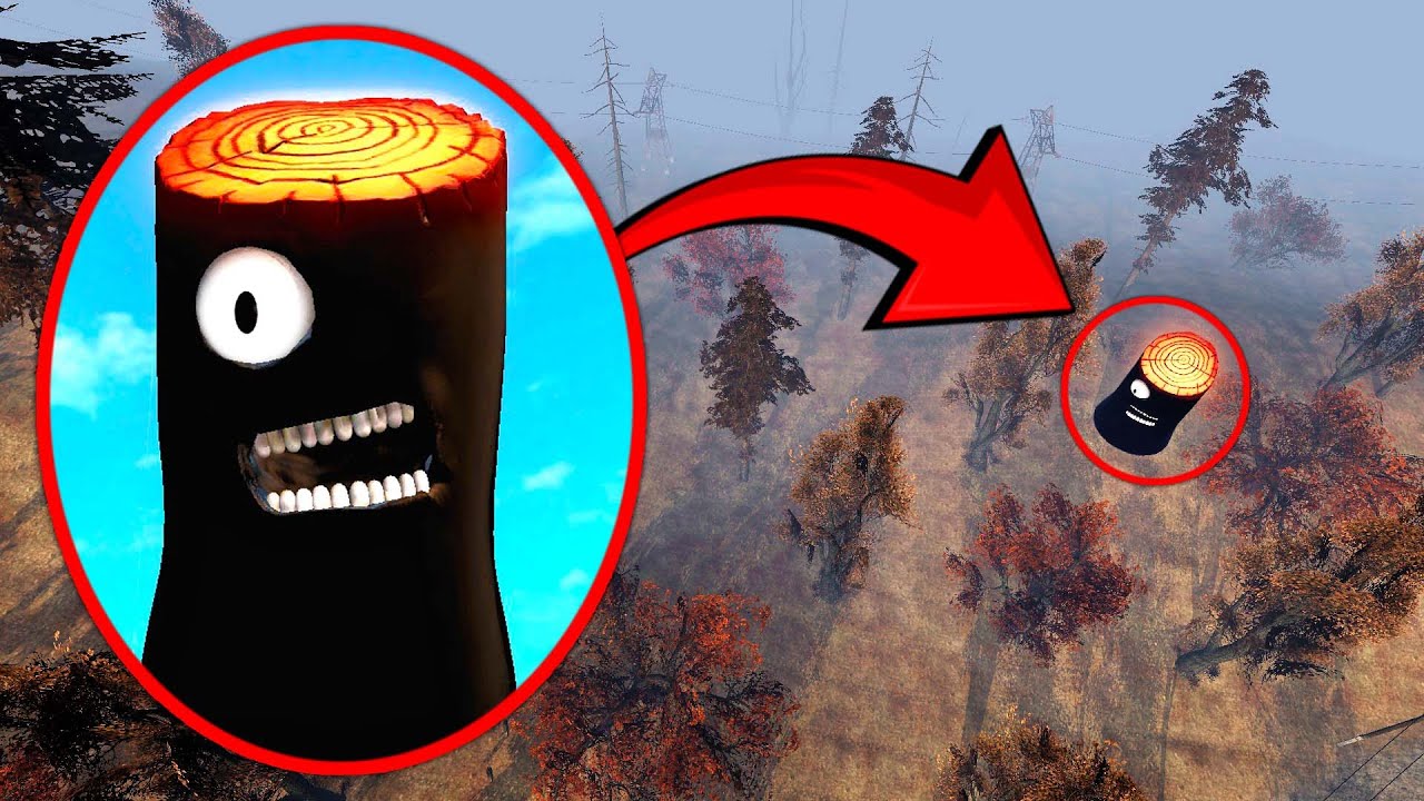 บินโดรนสำรวจป่า จับภาพเจอ Horror Mr Tree Sprunki Phase 5 - YouTube