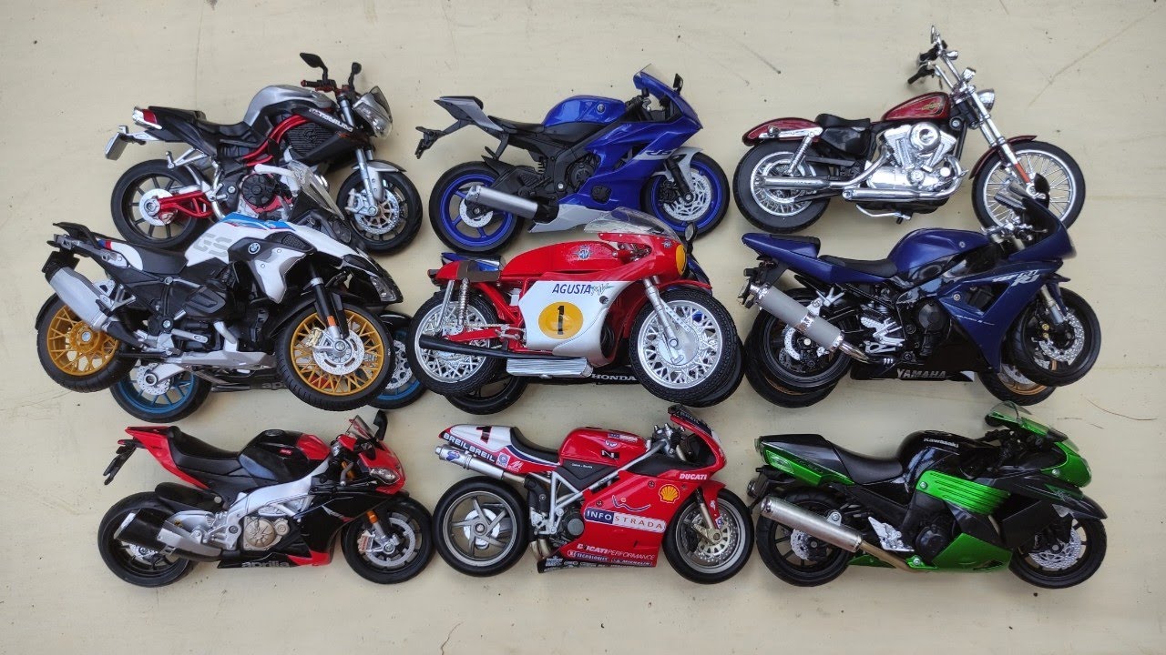 Diecast Motorcycles Collection 1/12 Scale, Mv Agusta, Benelli, Ducati ...