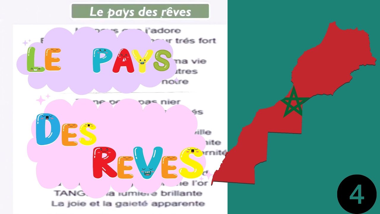 Poésie : le pays des rêves / unité 1 / école des mots 4aep - YouTube