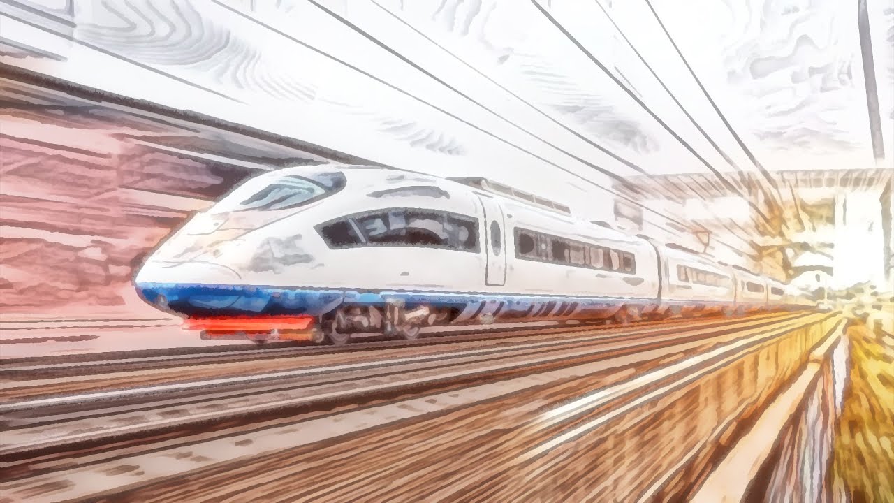 Train Passing and Entering Station | Sound Effect - YouTube