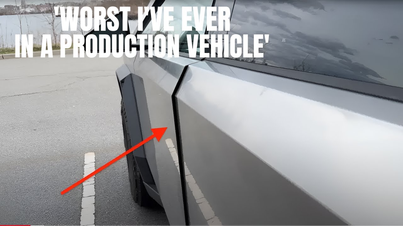 Cybertruck Panel Gap: A Glitch in Tesla's Futuristic Armor? - YouTube