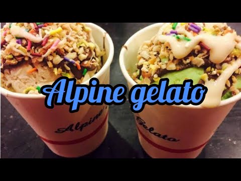 Alpine Gelato ice cream vlog||zuni tv - YouTube