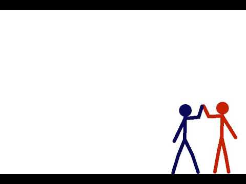 Stickman animation - Gray stickman giant - YouTube