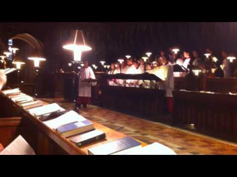 Chapel Choir sing Choral Evensong in Gloucester Cathedral - YouTube