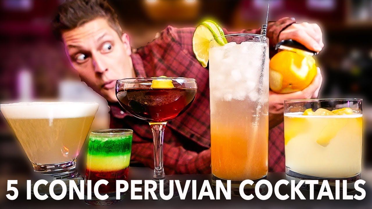5 Peruvian Pisco Cocktails YOU Need to Know - YouTube
