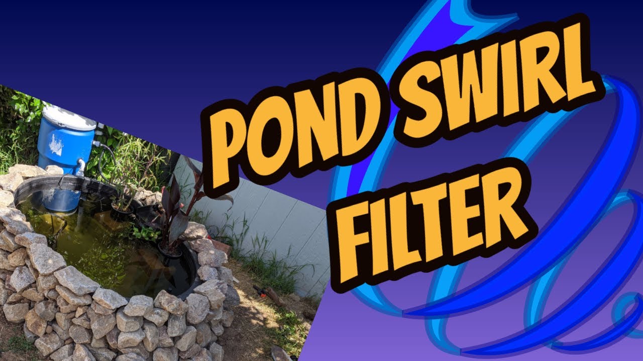 Swirl Filter for my Pond Build - Partially Recorded LIVE - YouTube