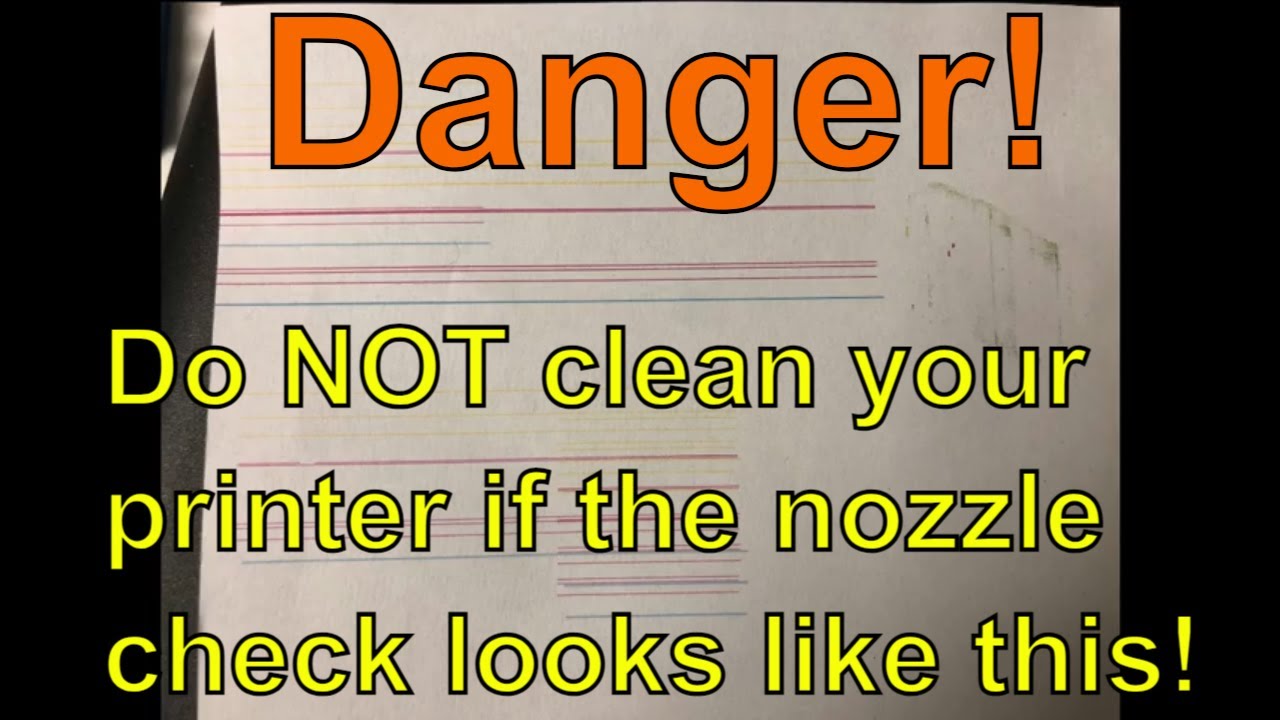 STOP Cleaning! Dangerous Nozzle Check on Printer WF-7720 WF-7620 WF ...