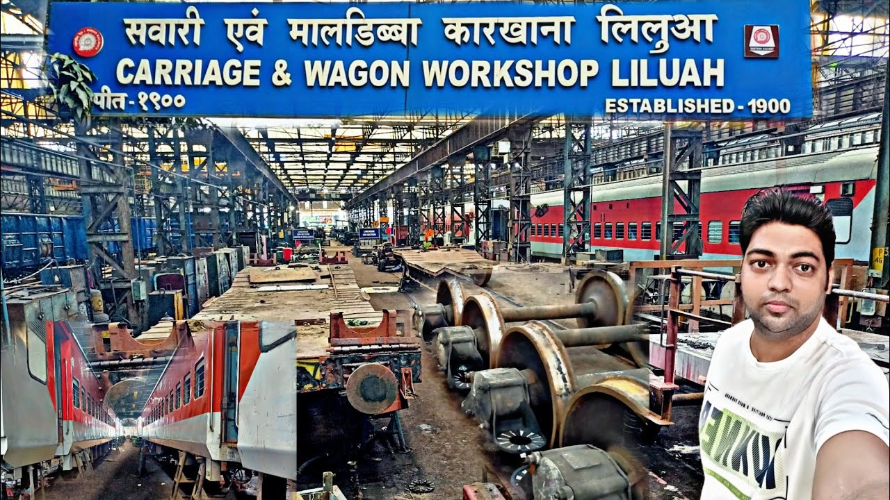😱😍I Visited Howrah's Largest Carriage & Wagon Workshop Liluah🔥🔥#train # ...