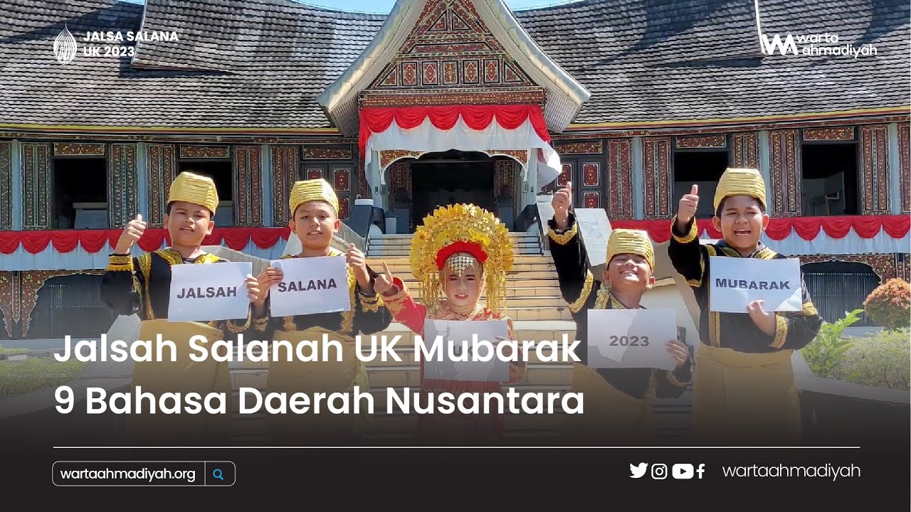 Jalsah Salanah UK Mubarak, 9 Bahasa Daerah Nusantara - YouTube