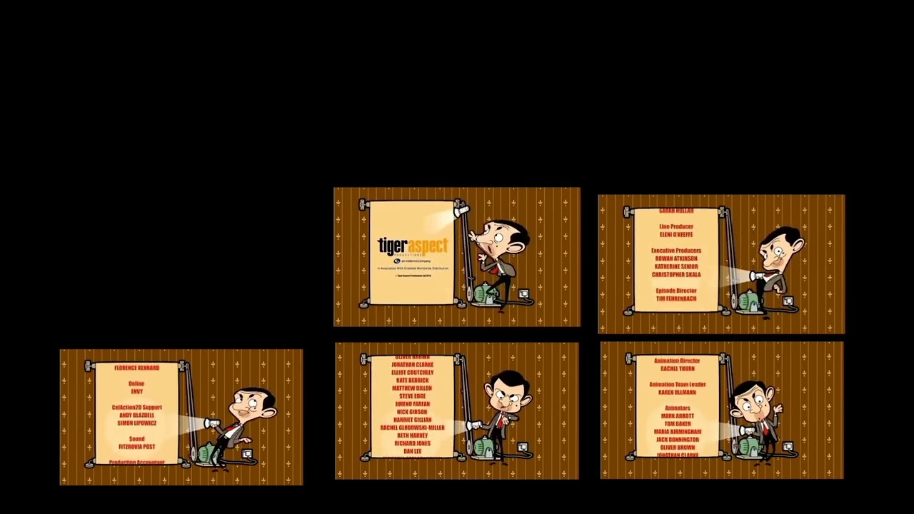 Mr Bean 9x slow NEW CREDITS reversed - YouTube