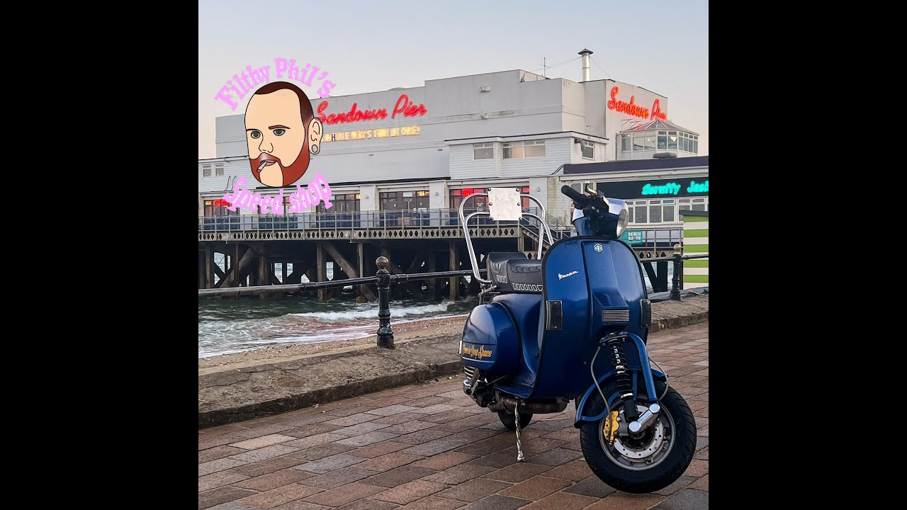 Filthy Phil's vespa px 221 malossi build - YouTube