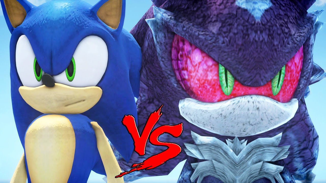 SONIC THE HEDGEHOG VS MEPHILES THE DARK - YouTube