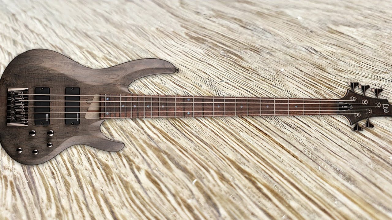 LTD B205SM 5-STRING BASS GUITAR DEMO - YouTube
