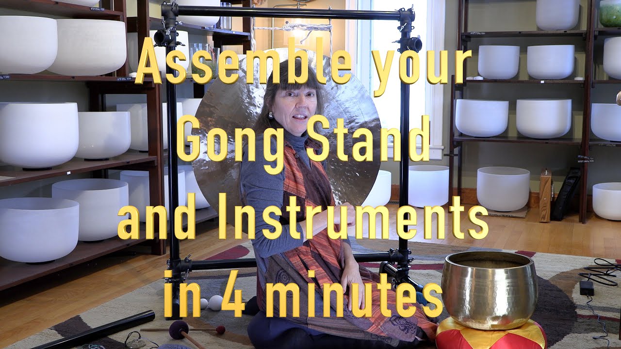Assemble your gong stand in less than 4 minutes - YouTube