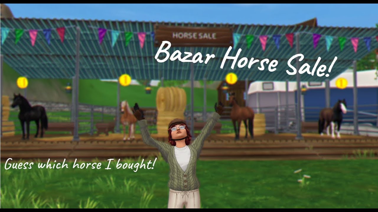 Buying a Horse at the Bazaar Horse Sale | SSO - YouTube