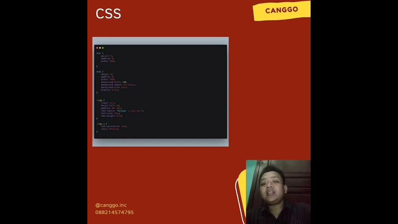 Tutorial membuat website sederhana dengan menggunakan bahasa pemrograman HTML dan CSS - YouTube