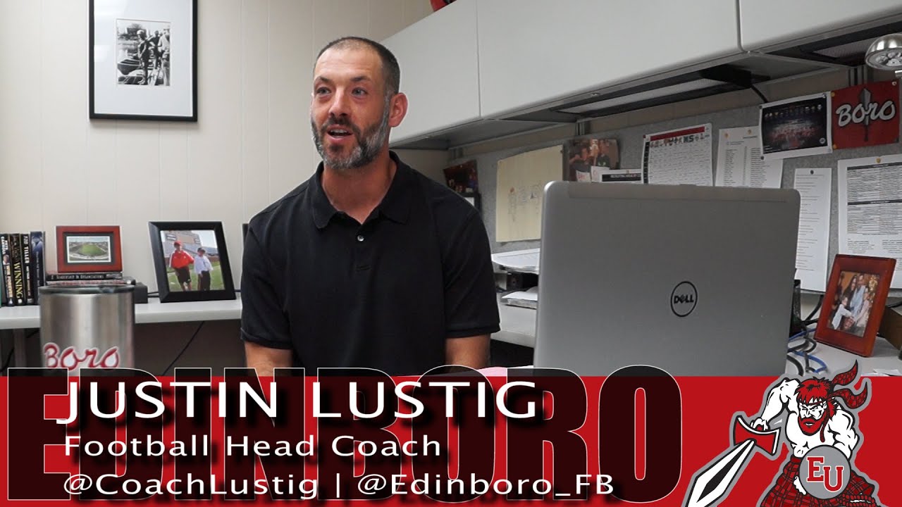 Justin Lustig Interview 9.7.16 | Football | Edinboro U Athletics | # ...