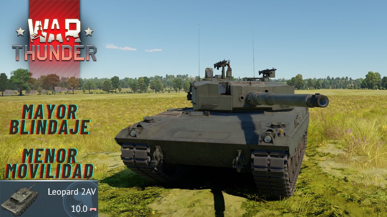 Leopard 2AV: Blindaje Robusto con Menos Movilidad - YouTube