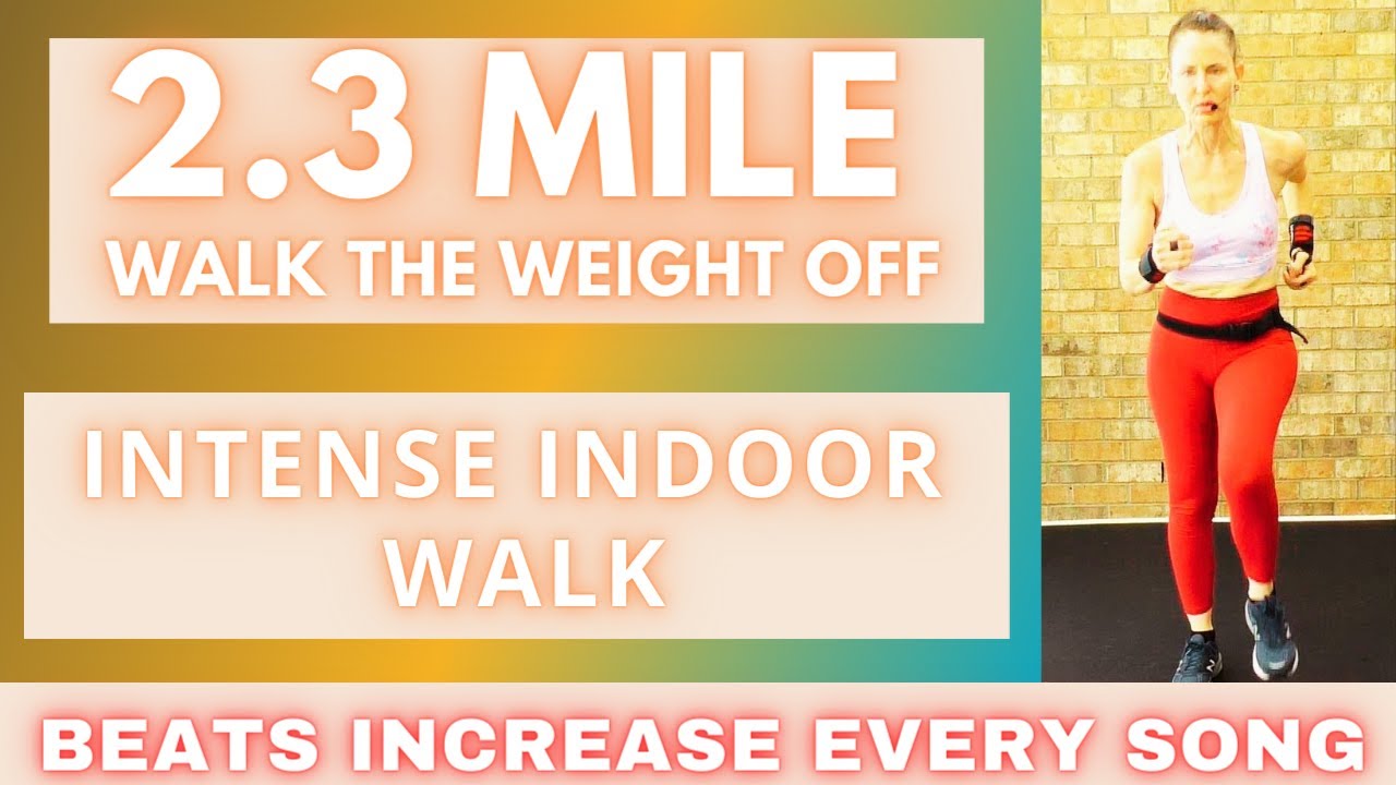 Intense Power Walk The Weight Off At Home Fast Paced Routine |Burn Body ...