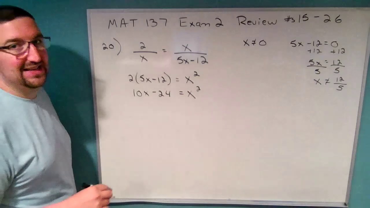 MAT137 Exam 2 Review Part 2 - YouTube