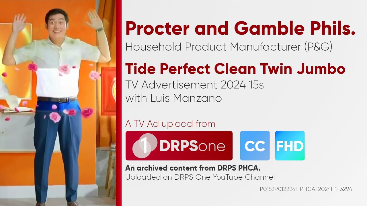 Tide Perfect Clean Twin Pack Jumbo TV Ad 2024 15s with Luis Manzano ...
