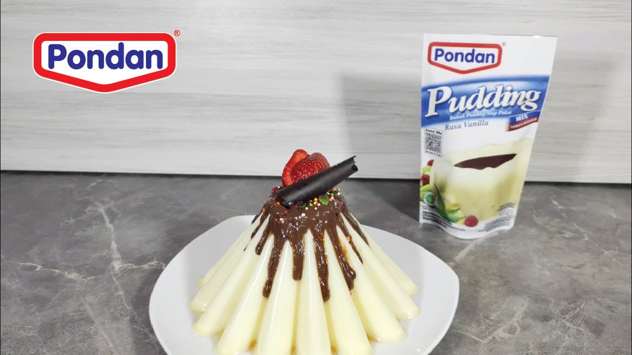 Pondan Vanilla Pudding 100g - YouTube