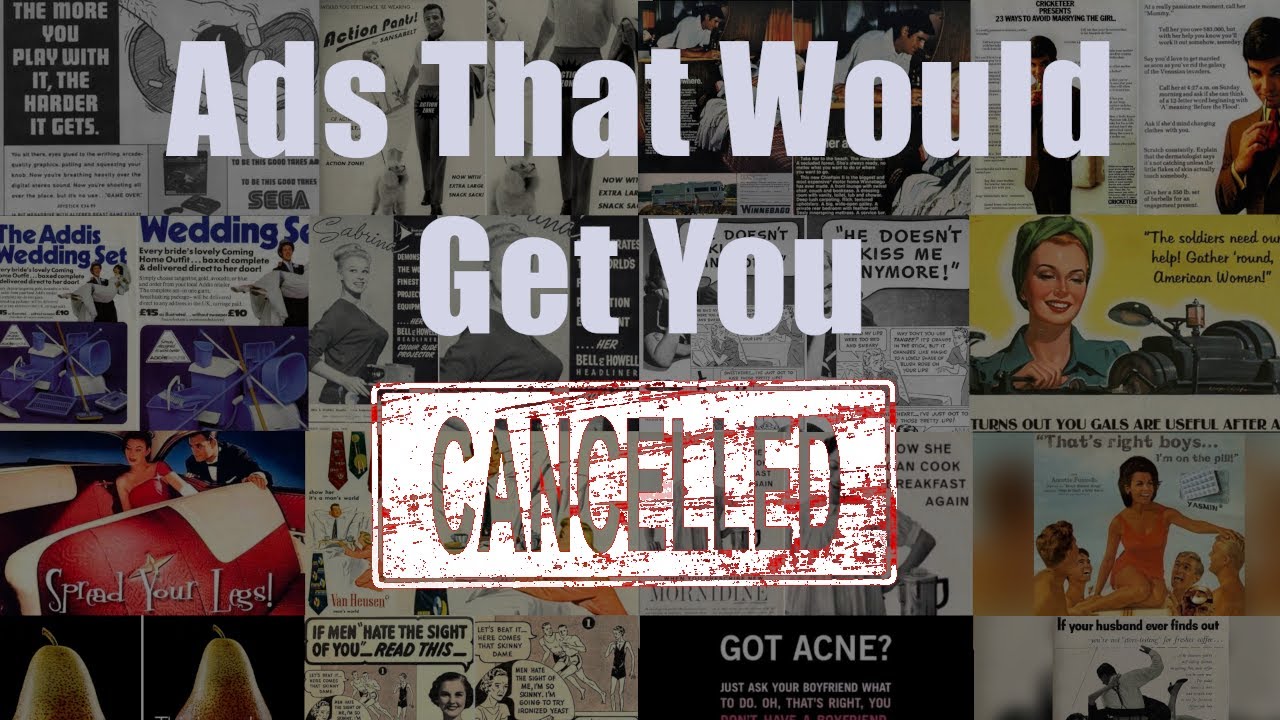 Ads that would get companies CANCELLED today #cancelled #adverts #ad ...