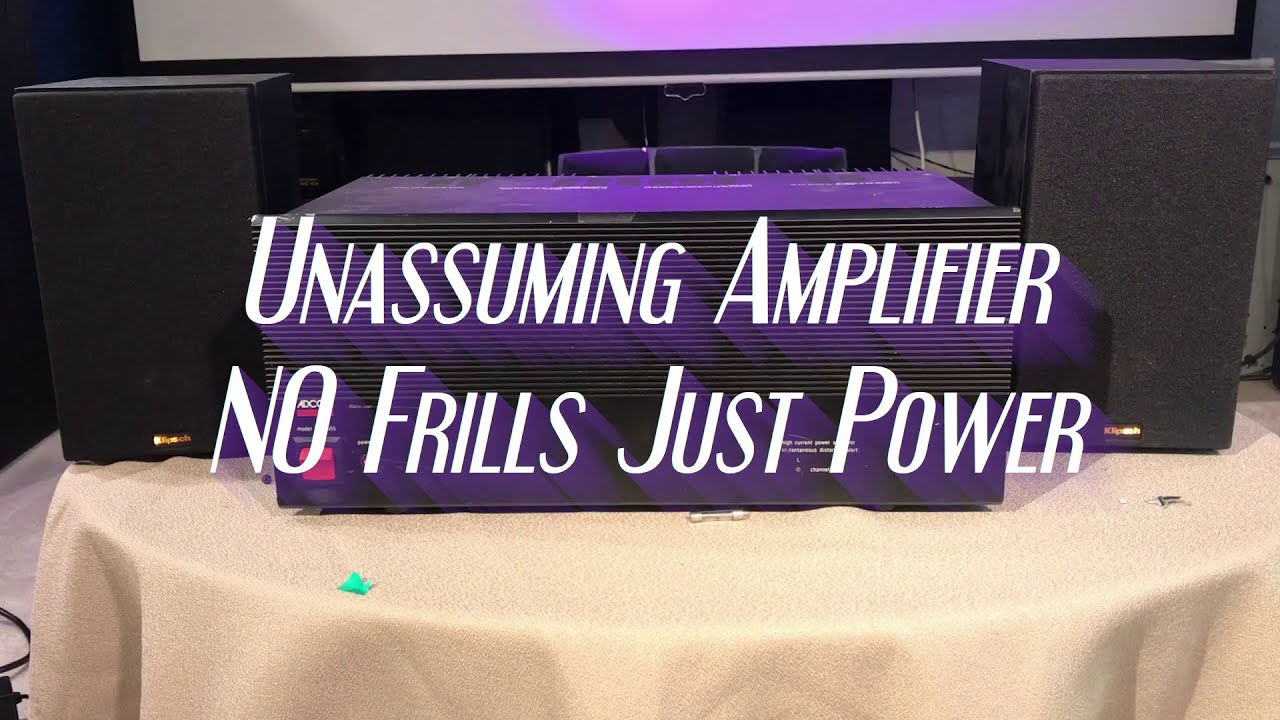 ADCOM GFA-555! - Fuse replacement and Bias Check plus Audio Demo - YouTube