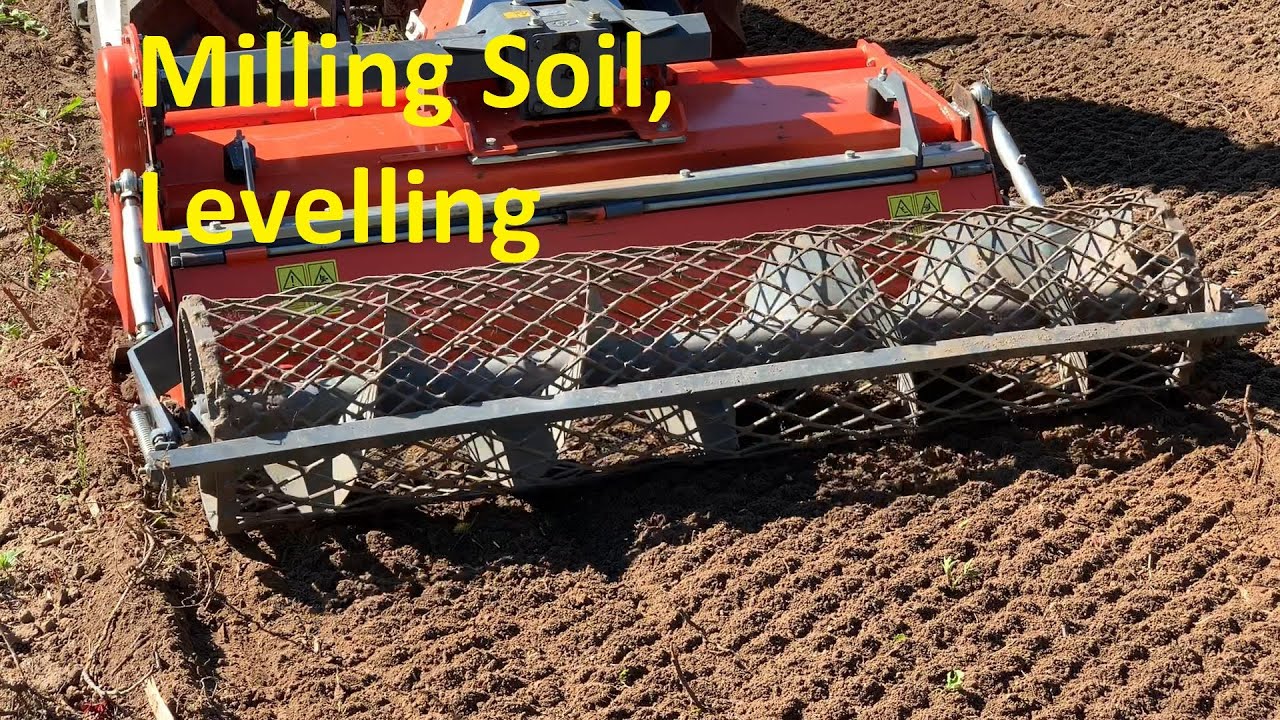 Milling Soil, Levelling - YouTube
