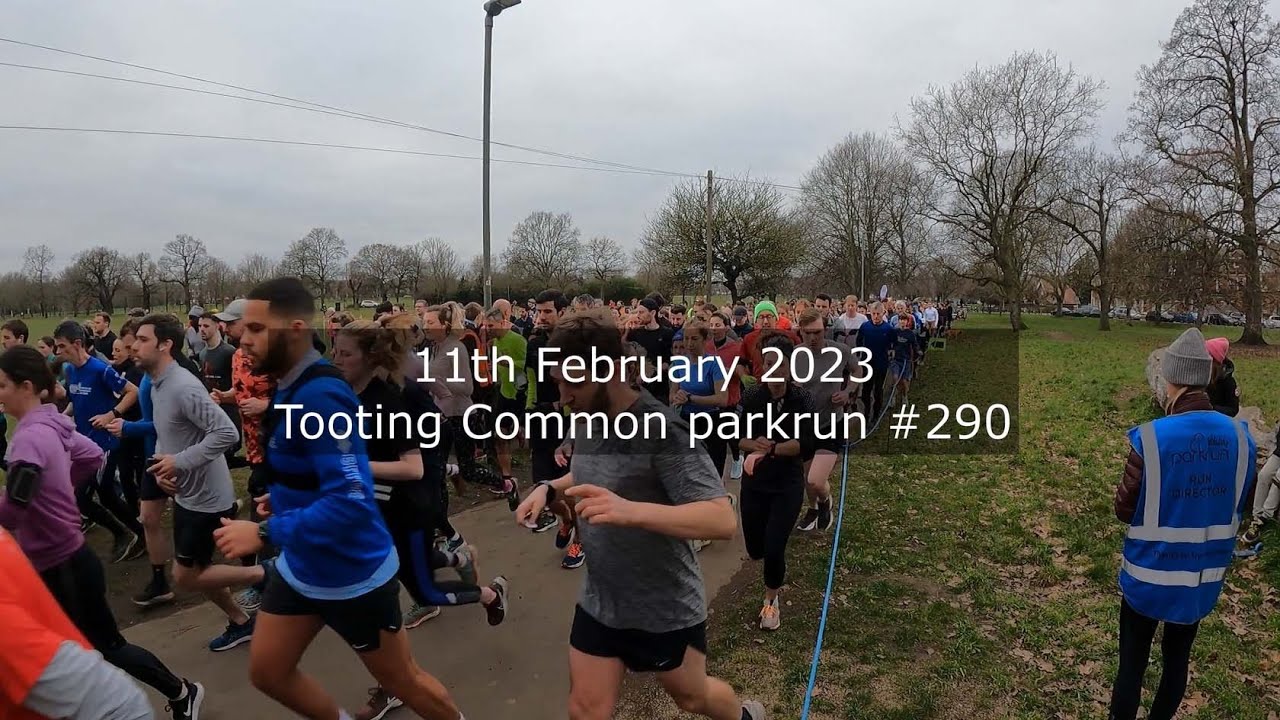 Tooting Common parkrun #290 February 11th 2023 (fast) - YouTube