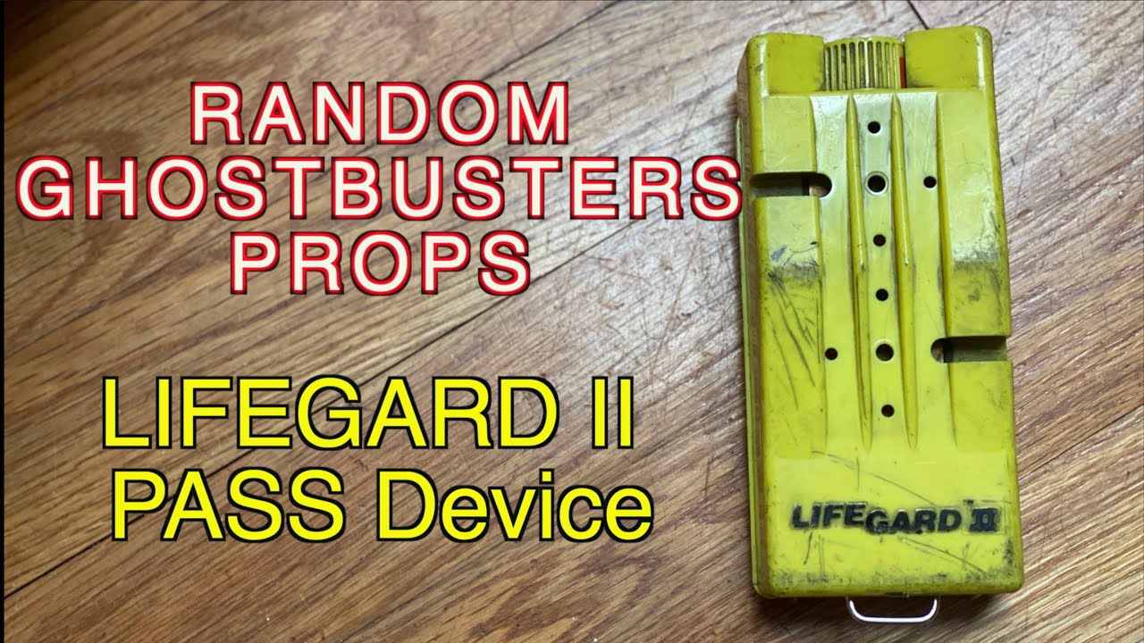 RANDOM GHOSTBUSTERS PROPS: The LifeGard II PASS Device - YouTube